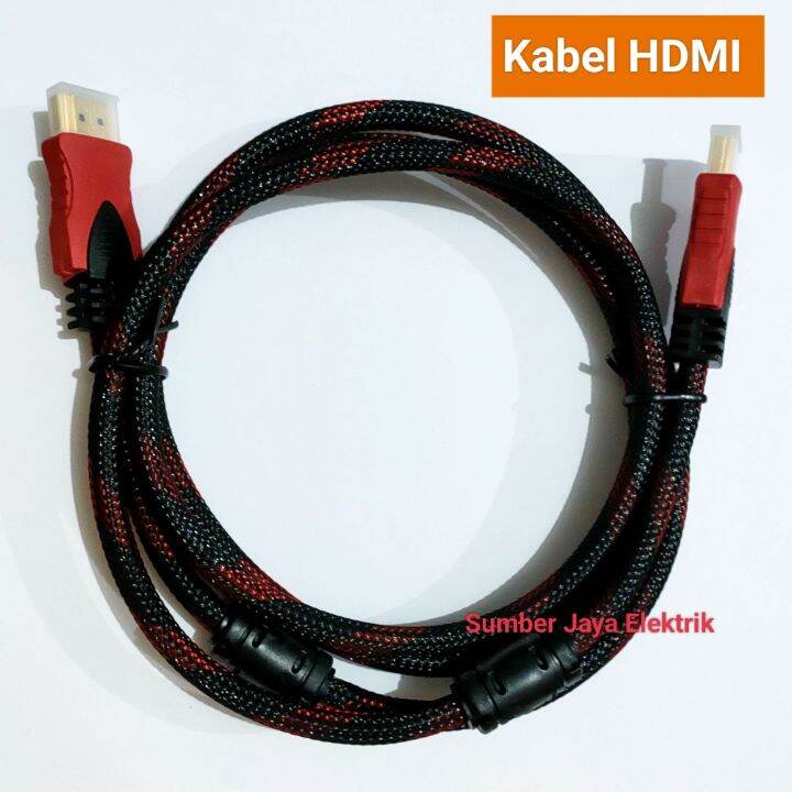 Kabel HDMI / HDTV High Speed Cable panjang 1,5 Meter | Lazada Indonesia