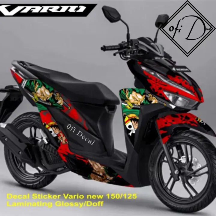 Decal Spesial One piece (Zoro) VARIO 125/150New Sticker full body yang ...
