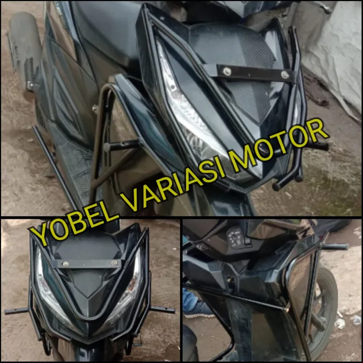 CRASHBAR BODYGUARD TUBULAR FRAME COVER PELINDUNG BODY HONDA VARIO 150 ...