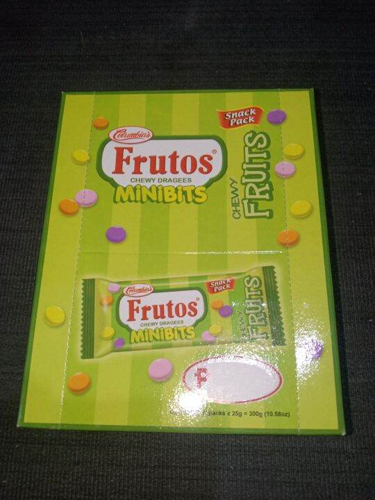 Frutos Chewy Dragees Minibits Chewy Fruits 12 packs 300g | Lazada PH