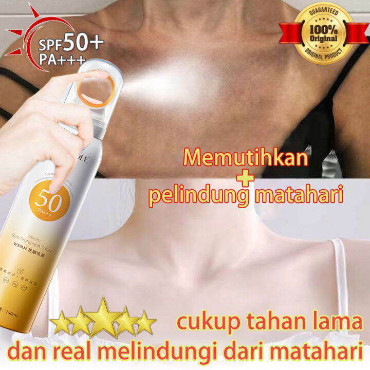 sunscreen spray spf 50 PA++++ 150ML semprotan tabir surya sunscreen ...