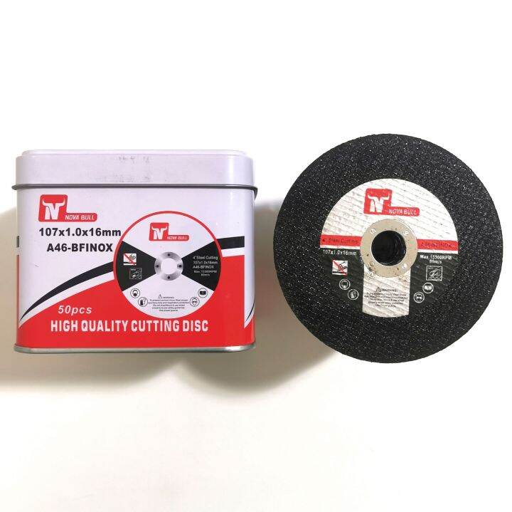 (50pcs) Nova Bull Cutting Disc 4" Cutting Disk | Lazada PH