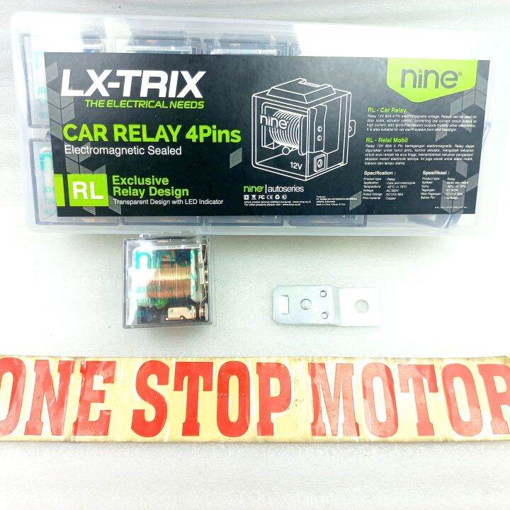 RELAY MOBIL MOTOR RELAY LAMPU RELAY kaki 4 NINE | Lazada Indonesia
