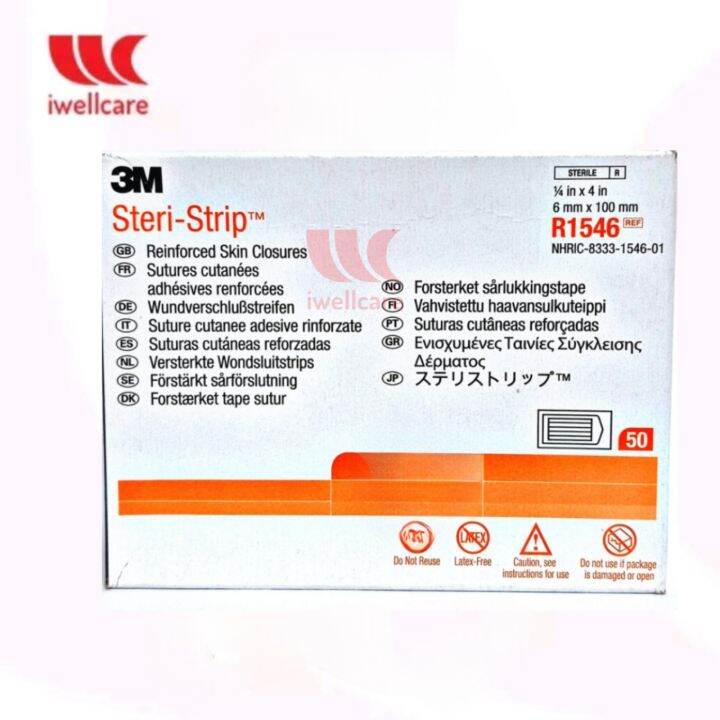 Steri Strip ¼"x4", 3M (R1546) | Lazada PH