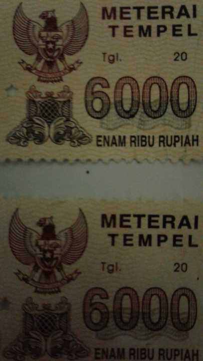 Materai 6000 tahun 2003 - 2005 | Lazada Indonesia