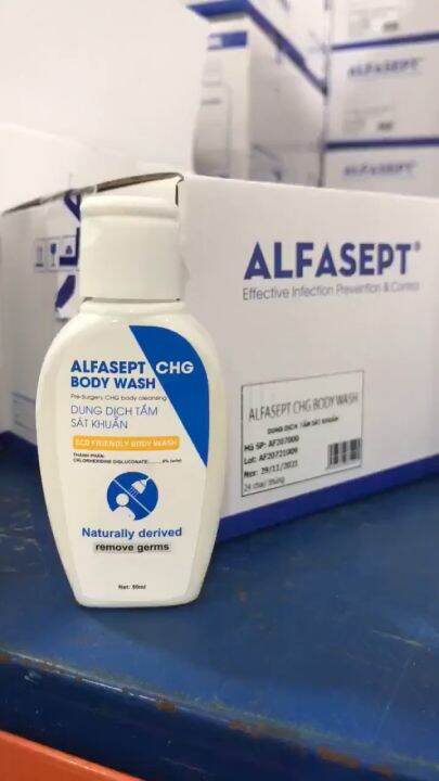 Dung Dịch Tắm ALFASEPT Body Wash An Toàn Cho Da, Giúp Sát Khuẩn Nhanh ...
