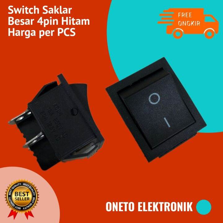 Switch Saklar Hitam on off Besar | Lazada Indonesia