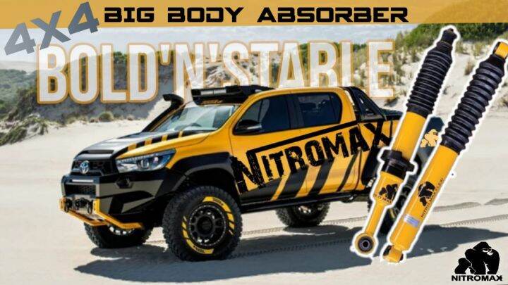 NITROMAX 4X4 SHOCK ABSORBER STANDARD OR LIFT UP SUSPENSION KIT HILUX ...