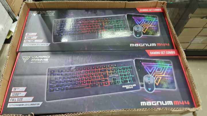 Mouse + Keyboard Gaming Combo Varro Magnum M44 RGB | Lazada Indonesia