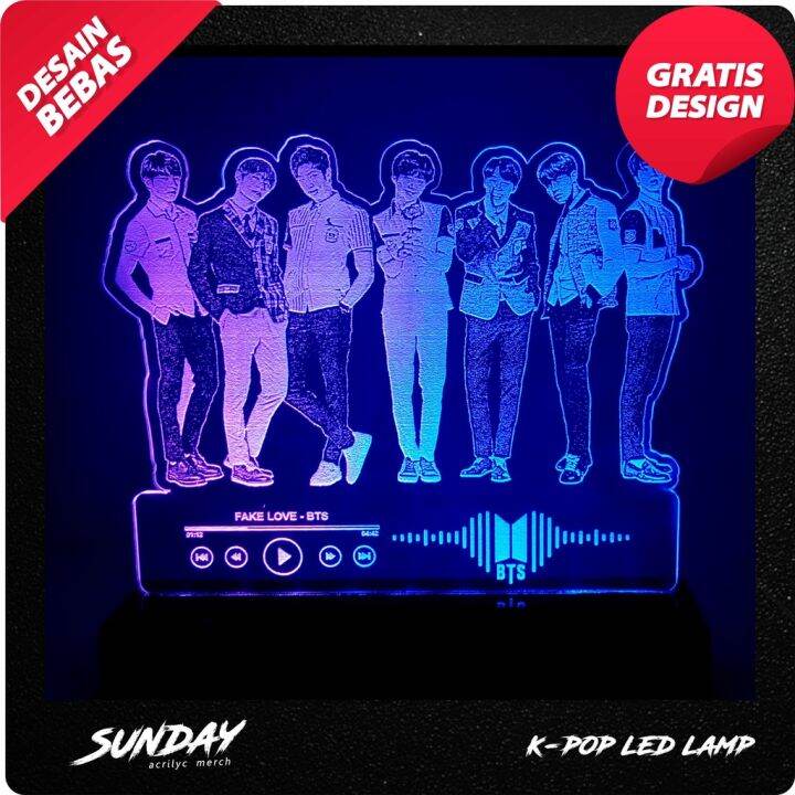 Lampu Akrilik K-Pop Custom | Lazada Indonesia