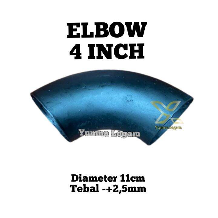 Elbow pipa besi 4 inch elbo sambungan pipa keni pipa ornamen aksesoris ...