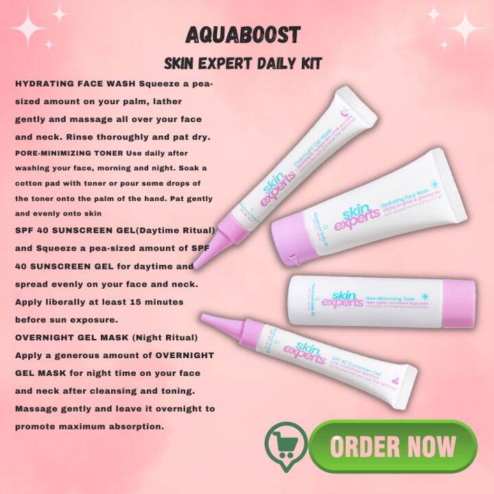 AQUAboost DAILY SKIN CARE KIT | Lazada PH