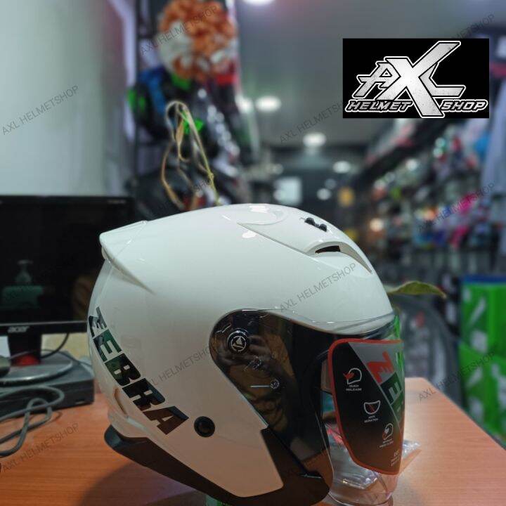 ZEBRA 902 Halfface Dual Visor Helmet w/ Dark lens | Lazada PH