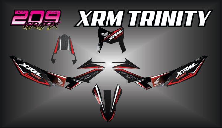 Honda Xrm trinity/carb 125 decals | Lazada PH
