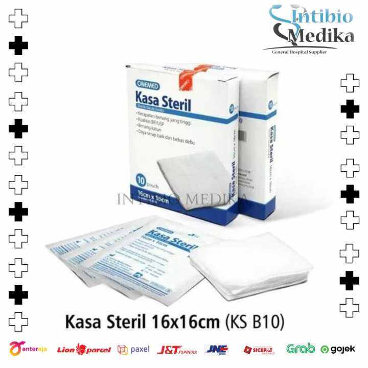 Kasa Steril Onemed 16x16 isi 10 | Lazada Indonesia