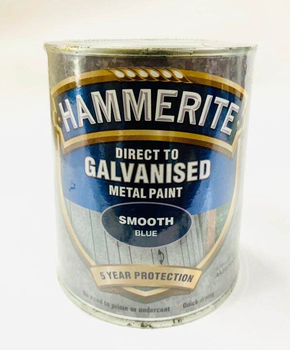 HAMMERITE GALVANISED METAL PAINT 750ml - Smooth Blue | Lazada