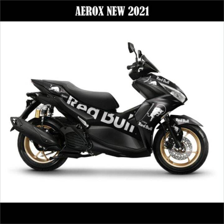 Decal Striping All New Aerox Conected 2021Stiker Vareasi Motif Red Bull ...