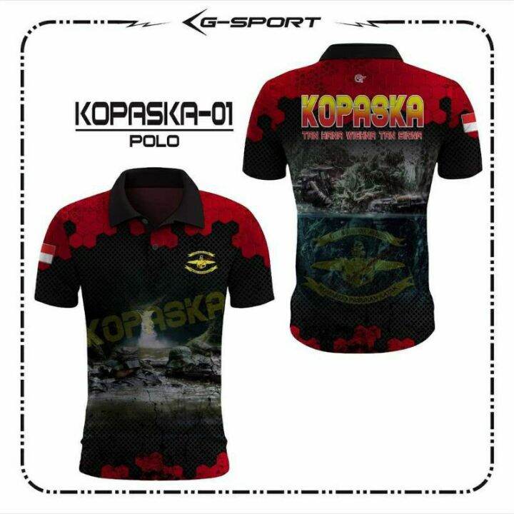 Kaos Jersey Polo kopaska 01 | Lazada Indonesia