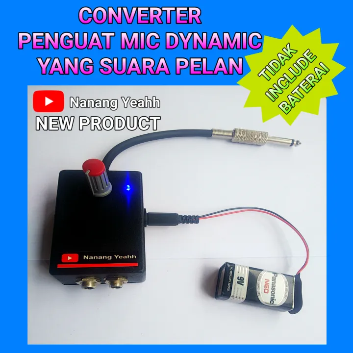CONVERTER AKTIF PENGUAT MIC DYNAMIC YANG SUARA PELAN | Lazada Indonesia