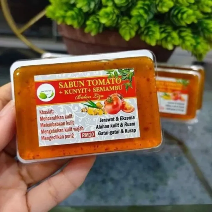 Sabun Tomato kunyit homemade | Lazada
