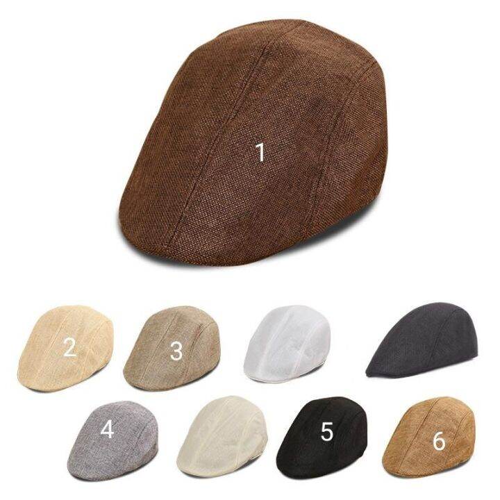 [Adults] Palos Hat Flat Hat Golf Hat NewsBoy Hat Unisex Size 57cm ...