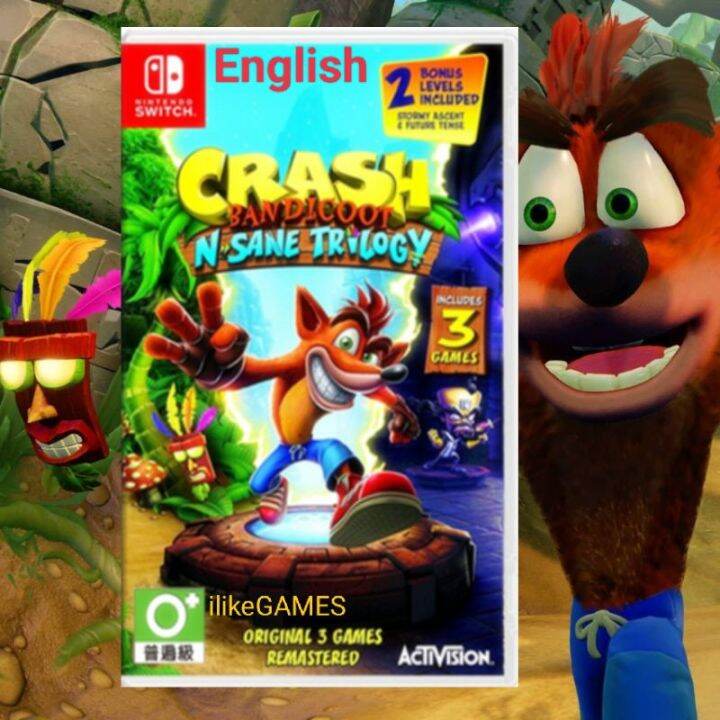 Nintendo Switch NS Crash Bandicoot N. Sane Trilogy crash | Lazada
