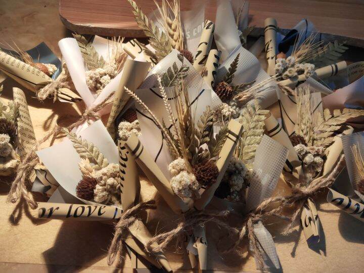 PROMO Buket mini / Buket bunga kering / buket mini hiasan hampers Lucu ...