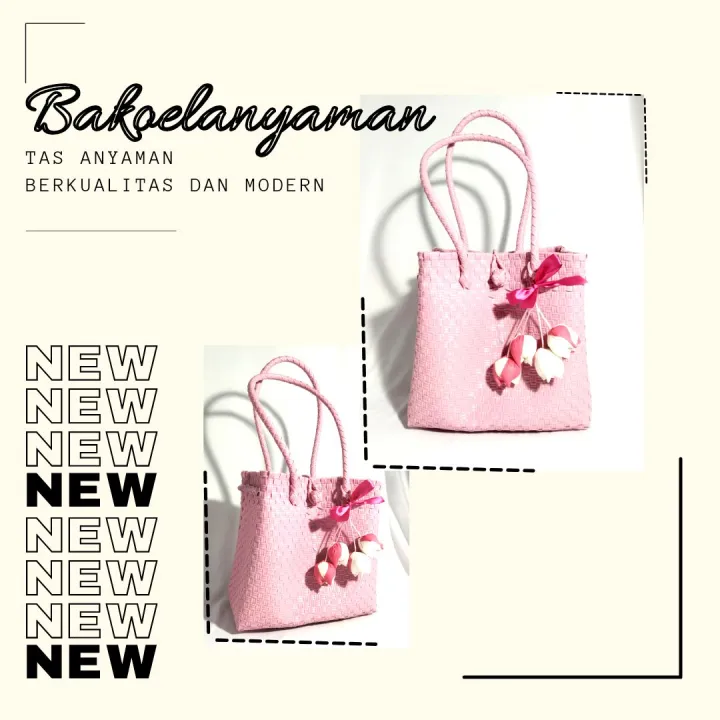 Tas Jali Premium Pink/Tas Cantik/Tas Jalan-jalan/Tas Serbaguna | Lazada ...
