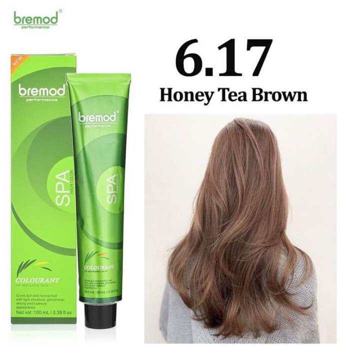 Bremod hair Color 6.17 Honey tea Brown Hair Dye | Lazada PH