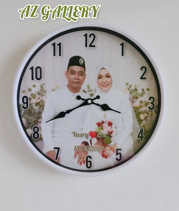 Jam Dinding Bergambar Cantik Murah/ Jam Dinding potret /jam Dinding ...
