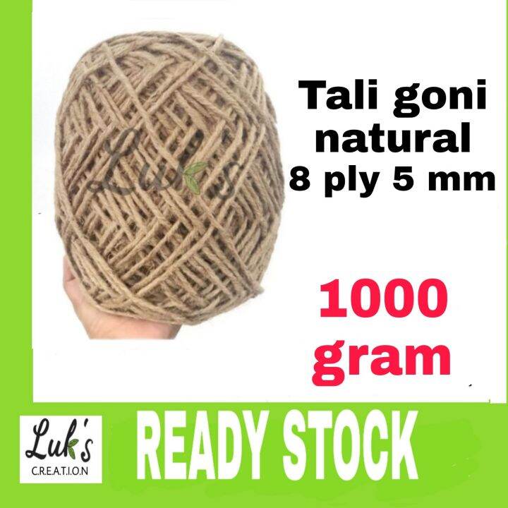 Tali goni 8 ply kiloan tebal 4 - 5 mm tali garukan kucing tali paper ...