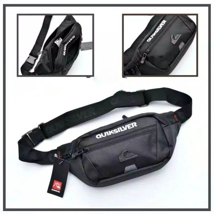 TAS QUICKSILVER TAS SELEMPANG QUICKSILVER WAISTBAG QUICKSILVER VOLCOM ...