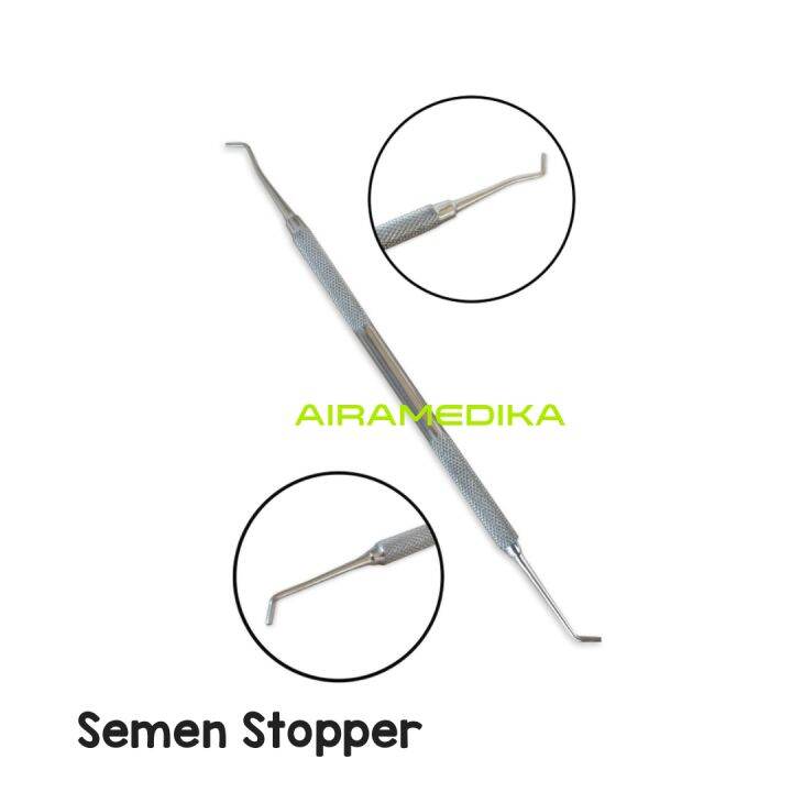 Semen Stopper Dental Stainless Steel / Dental Cement Stopper Stainless ...