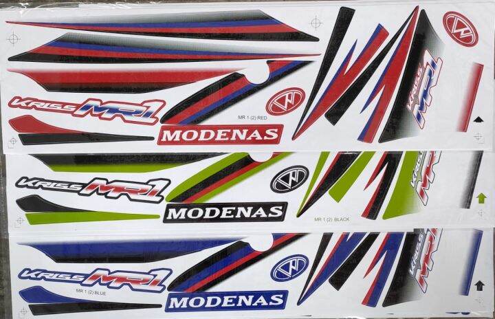 Modenas Kriss Mr1 (2) Body Sticker | Lazada