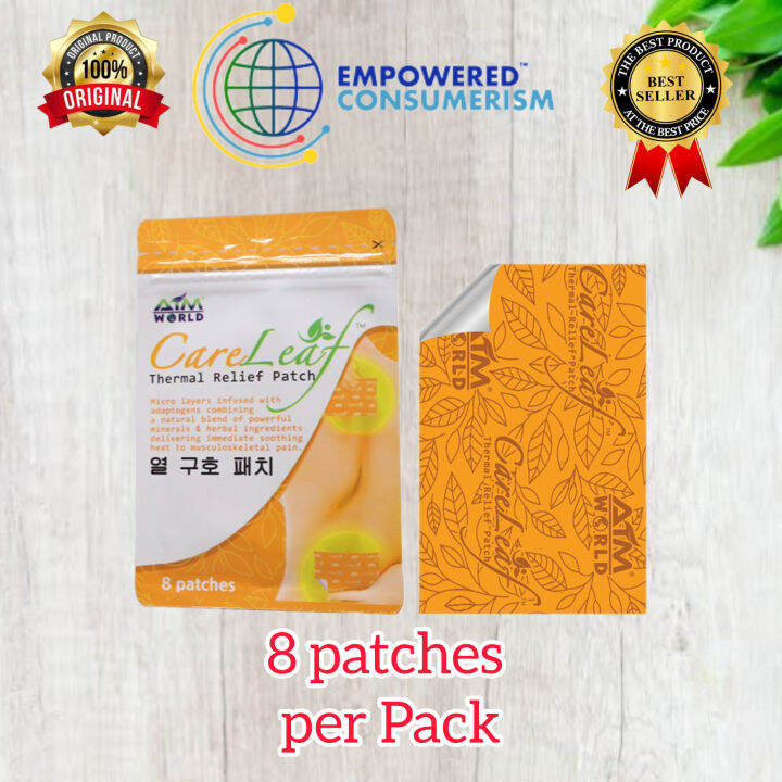 CareLeaf Thermal Relief Patch 8patches per pack | Lazada PH