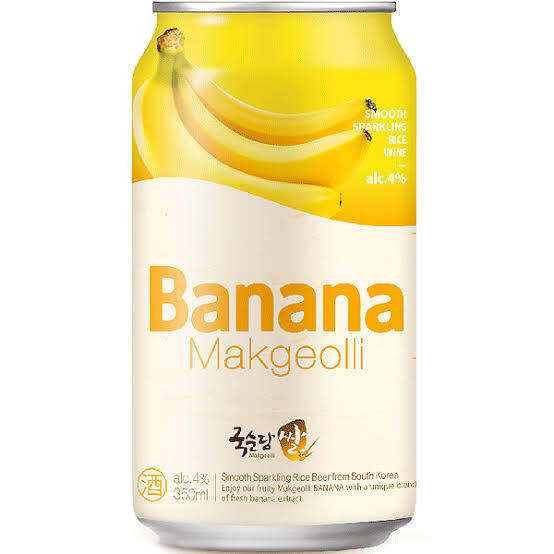 Sparkling Banana Rice Wine 350ml (Korean Kooksoondang Makgeolli/Smooth ...