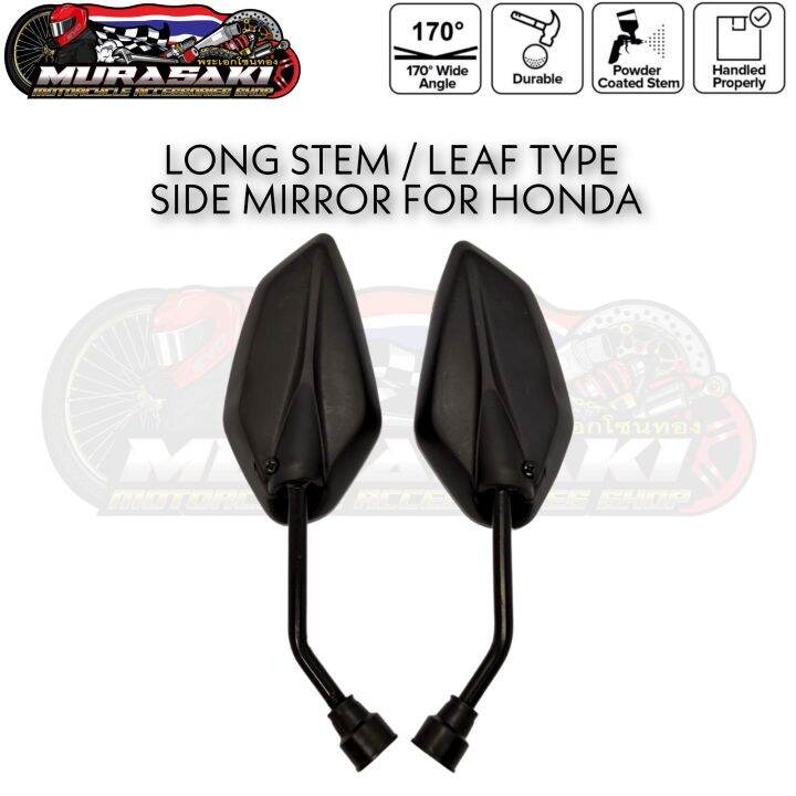 052 Leaf Type Honda Side Mirror / 10mm Dahon Side Mirror Honda / Long ...