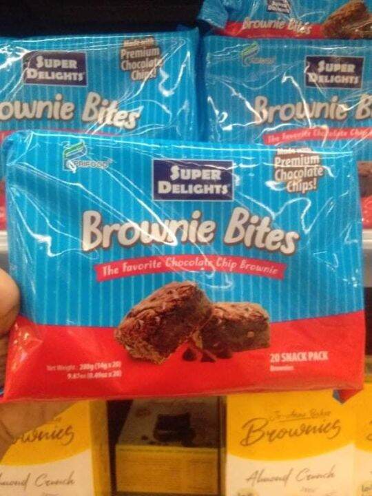 SUPER DELIGHT BROWNIE BITES 20 SNACK PACK | Lazada PH