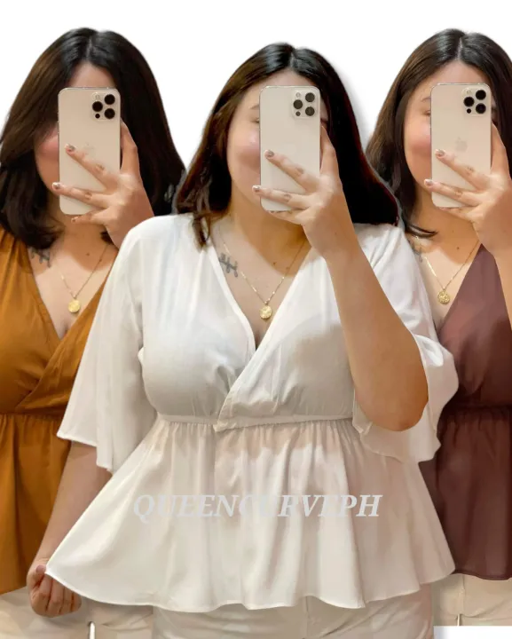CHEAPEST PLUS SIZE KIMBERLY OVERLAP PEPLUM DRESS | Lazada PH