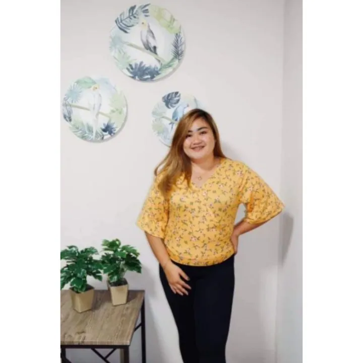 PLUS SIZE OVERLAP TOP | Lazada PH