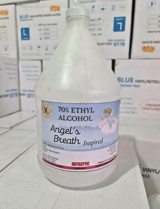 1 Gallon Alcohol 70% Ethyl Angels Breath Scent | Lazada PH