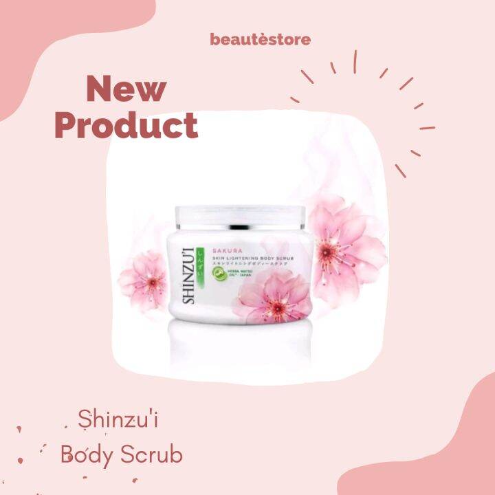 Shinzui Body Scrub 120g (kecil) & 200g ((besar) - Lulur Badan Shinzui ...