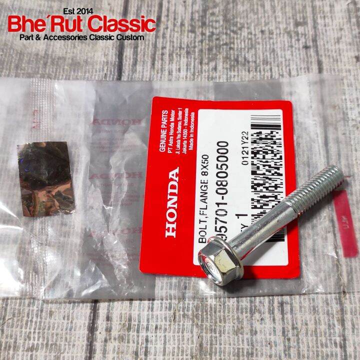 Baut Bolt Flange 8x50 Honda Tiger Cb150 Cbr Original Ahm | Lazada Indonesia