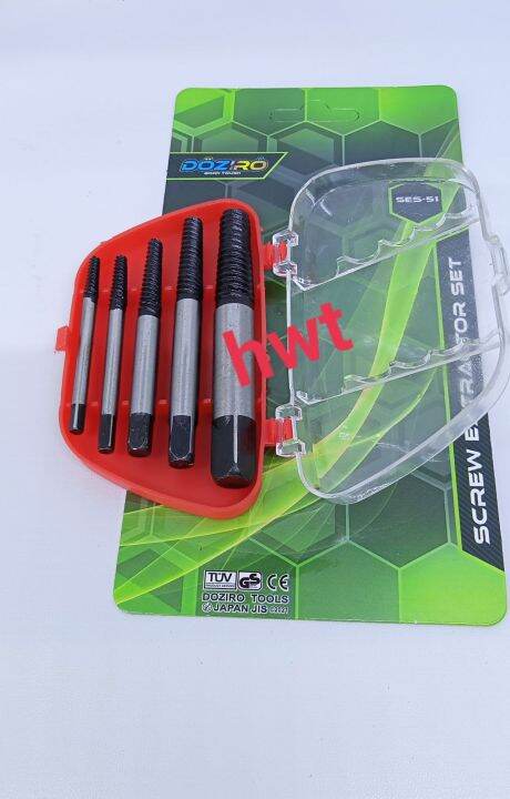 Tap Balik Set Alat Cabut Baut Patah Tap Balik Baut Patah Rusak Set 5pc ...