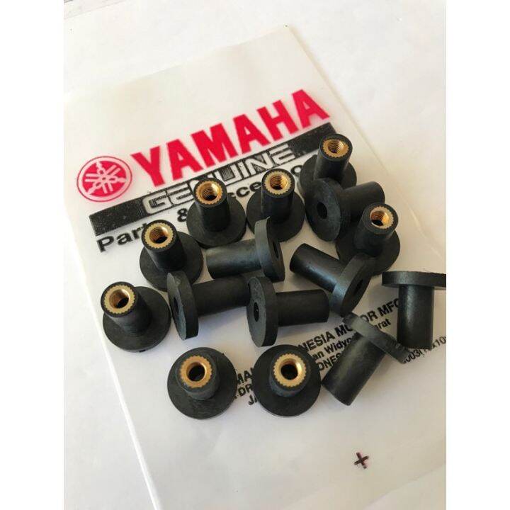 WINDSHIELD VISOR RUBBER NUT HEAVY DUTY AEROX V1,v2,NMAX(per piece ...