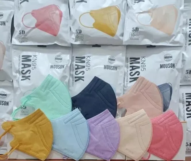 10PCS 5D KN95 Face MaskKOREAN kn95 Aesthetic FaceMask Mouson | Lazada PH