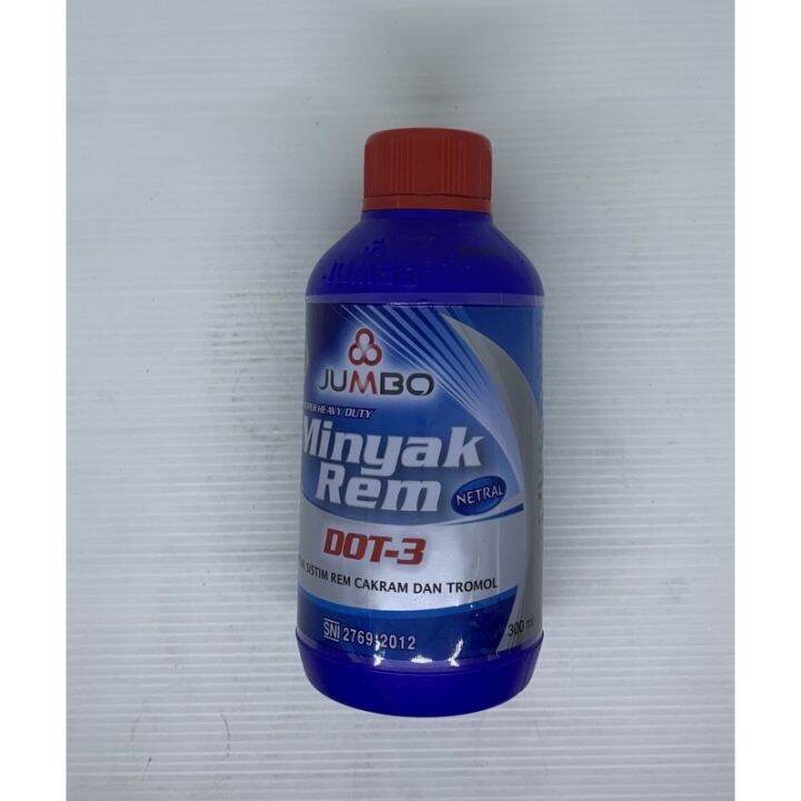 Minyak Rem Jumbo Dot 3 300Ml Brake Fluid Oli Rem Motor Original Semua ...