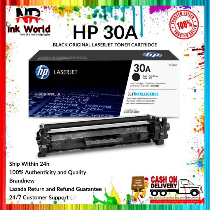 HP 30A Black Original LaserJet Toner Cartridge (CF230A) | Lazada PH