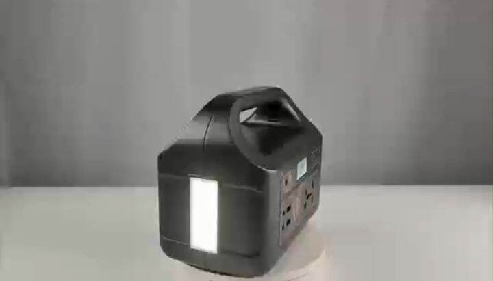 Nss solar portable generator power station with solar battery backup ...