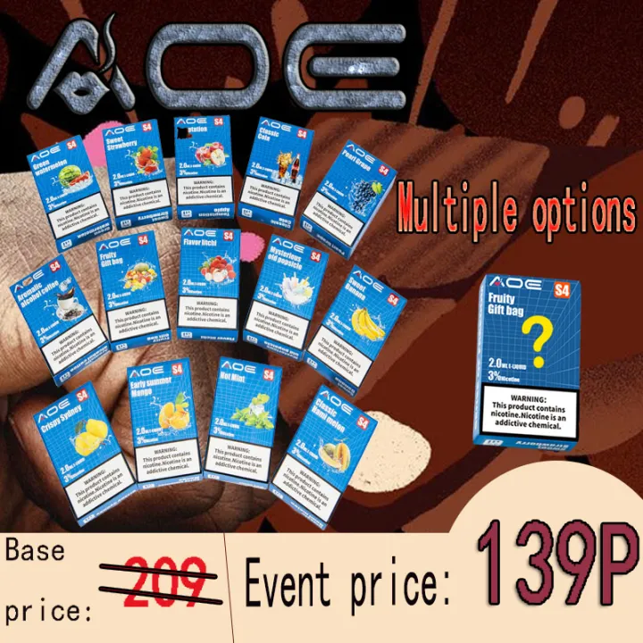 AOE vape 100% original juice liquid menthol pod relx smoke Atomizer ...